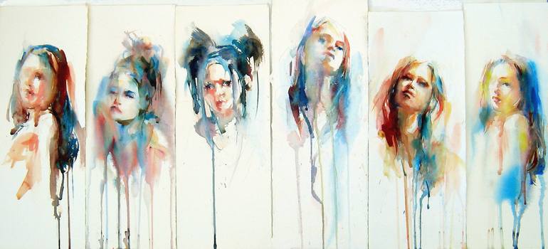The Changing Face of Now - Part 1 Painting by Nina Smart | Saatchi Art