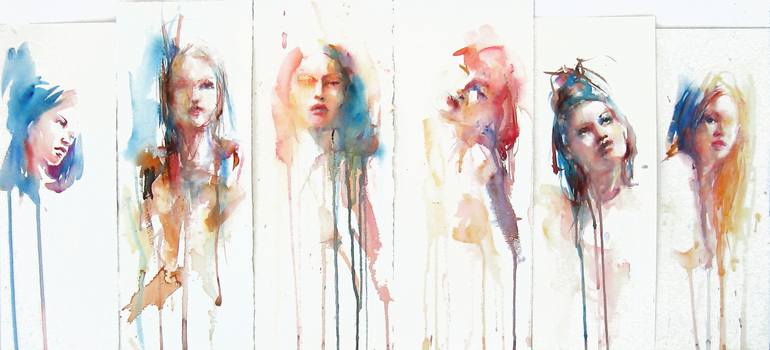 The Changing Face of Now - Part 2 Painting by Nina Smart | Saatchi Art