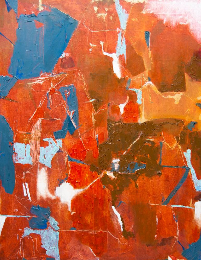 Bindi on a Bruise Painting by Sujay Shah | Saatchi Art