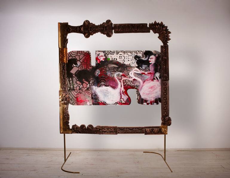 Neurophysiologic shaping 6 Collage by Bogdan Lascar | Saatchi Art