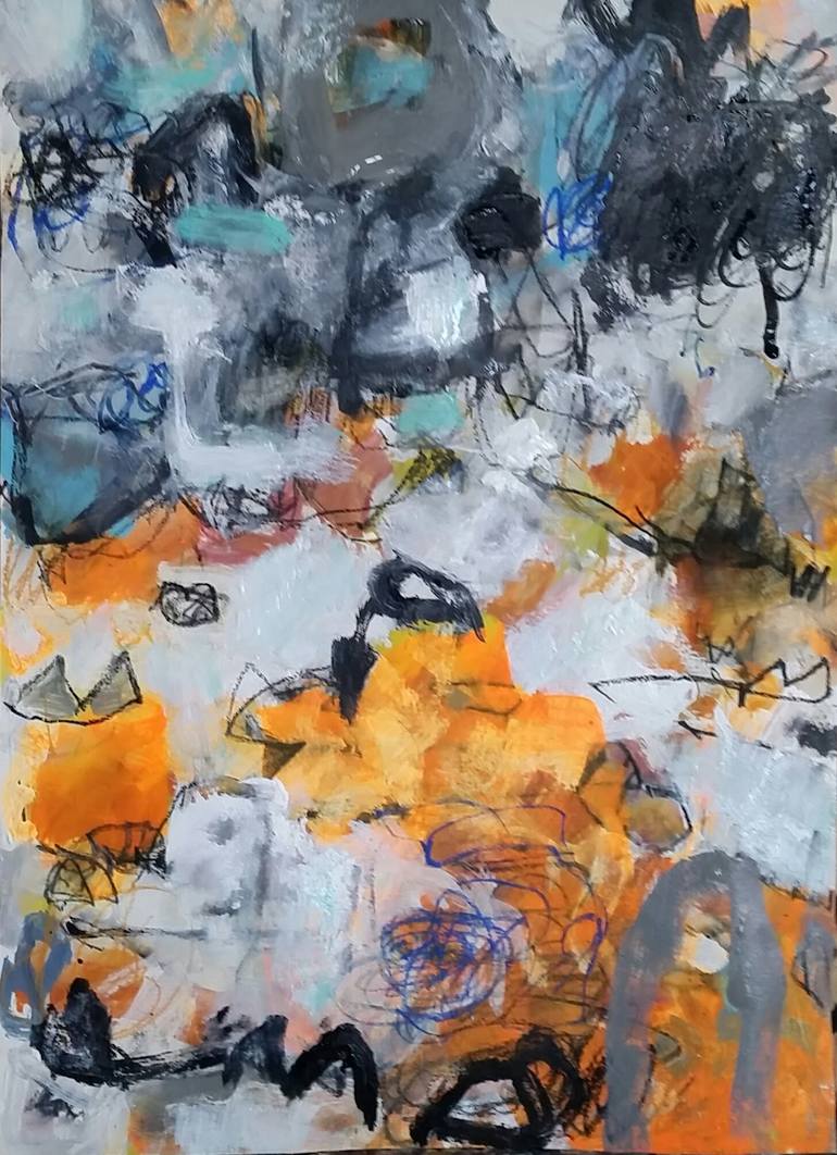 Swiss Alps Painting by Aisha Khan | Saatchi Art