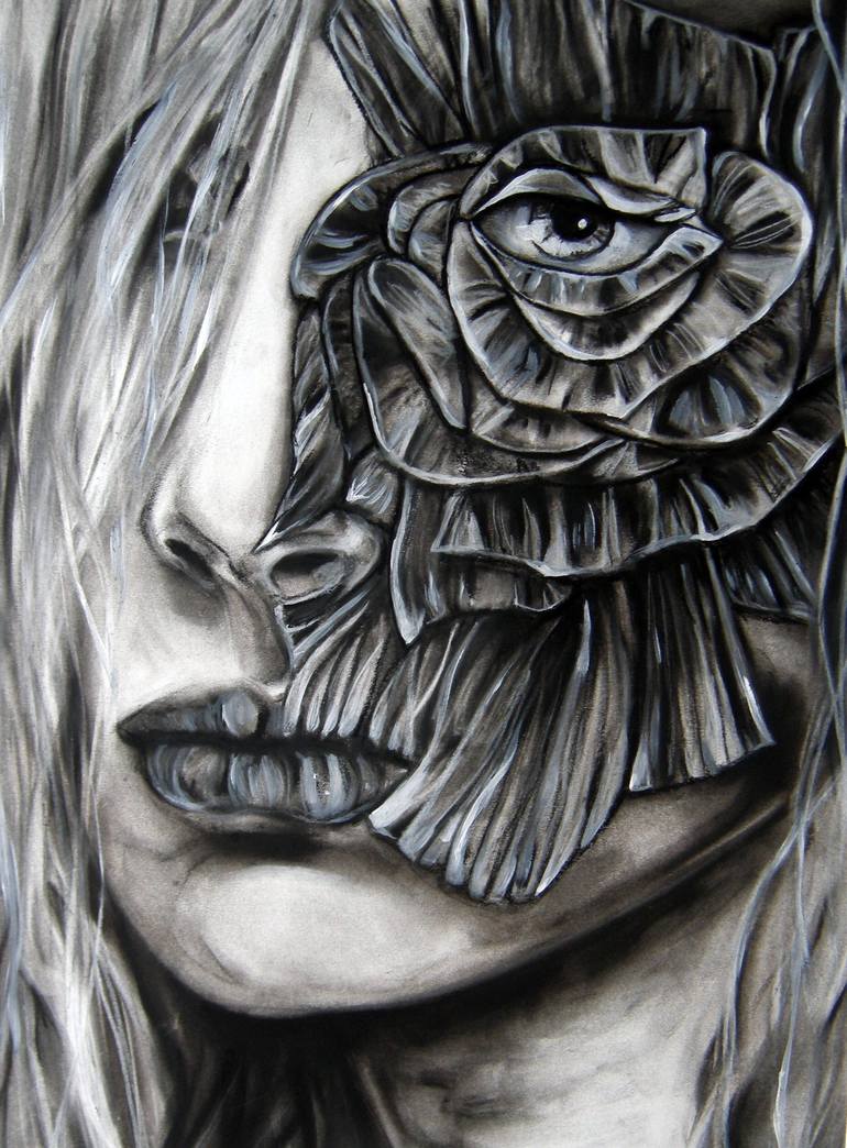 Efflorescent Drawing by Lucy Yin | Saatchi Art