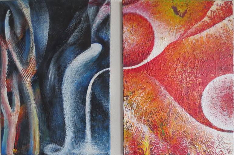 Klamm CON Painting by Lisa Burkard | Saatchi Art