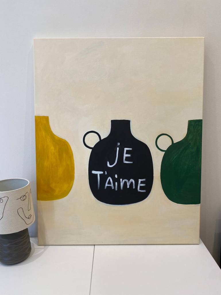 Je T'aime Painting by Iva Mara | Saatchi Art