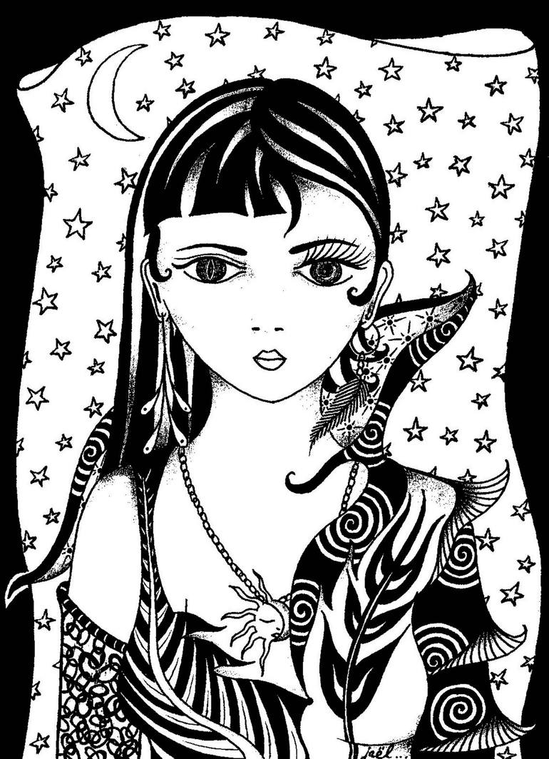 Duality Drawing by Laurie Buisson | Saatchi Art