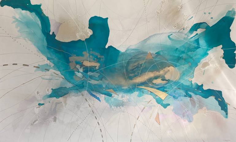 Apus, El Ave del Paraíso Painting by Margarita Garces | Saatchi Art