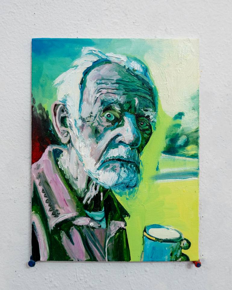 How long was I out? Painting by Mihai Cotiga | Saatchi Art