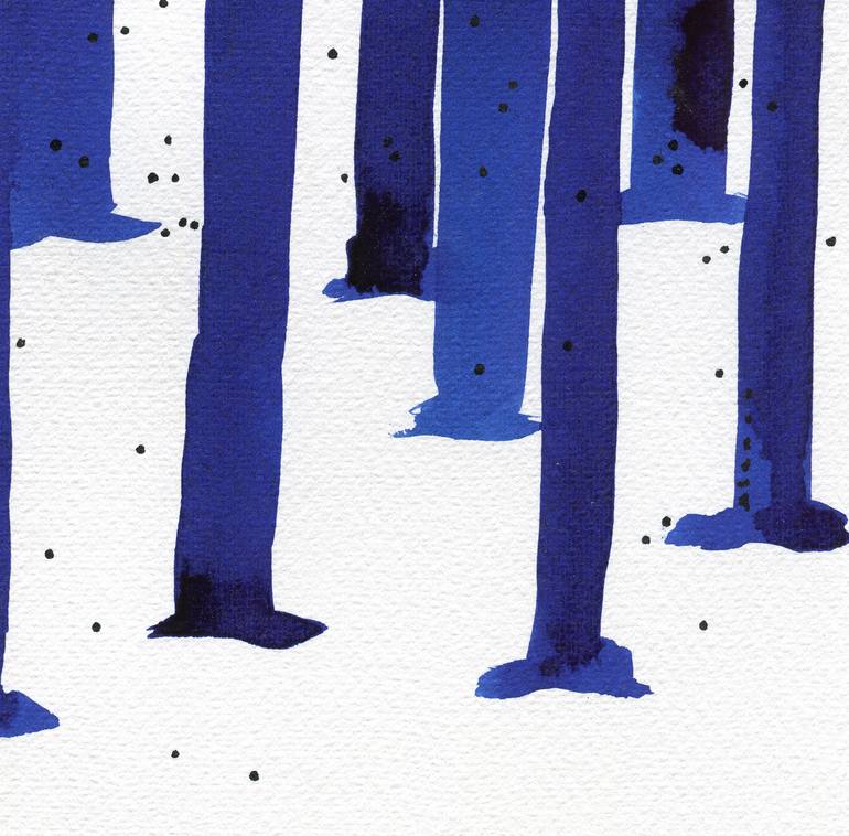 Ultramarine #5 Drawing by Elena Blanco | Saatchi Art