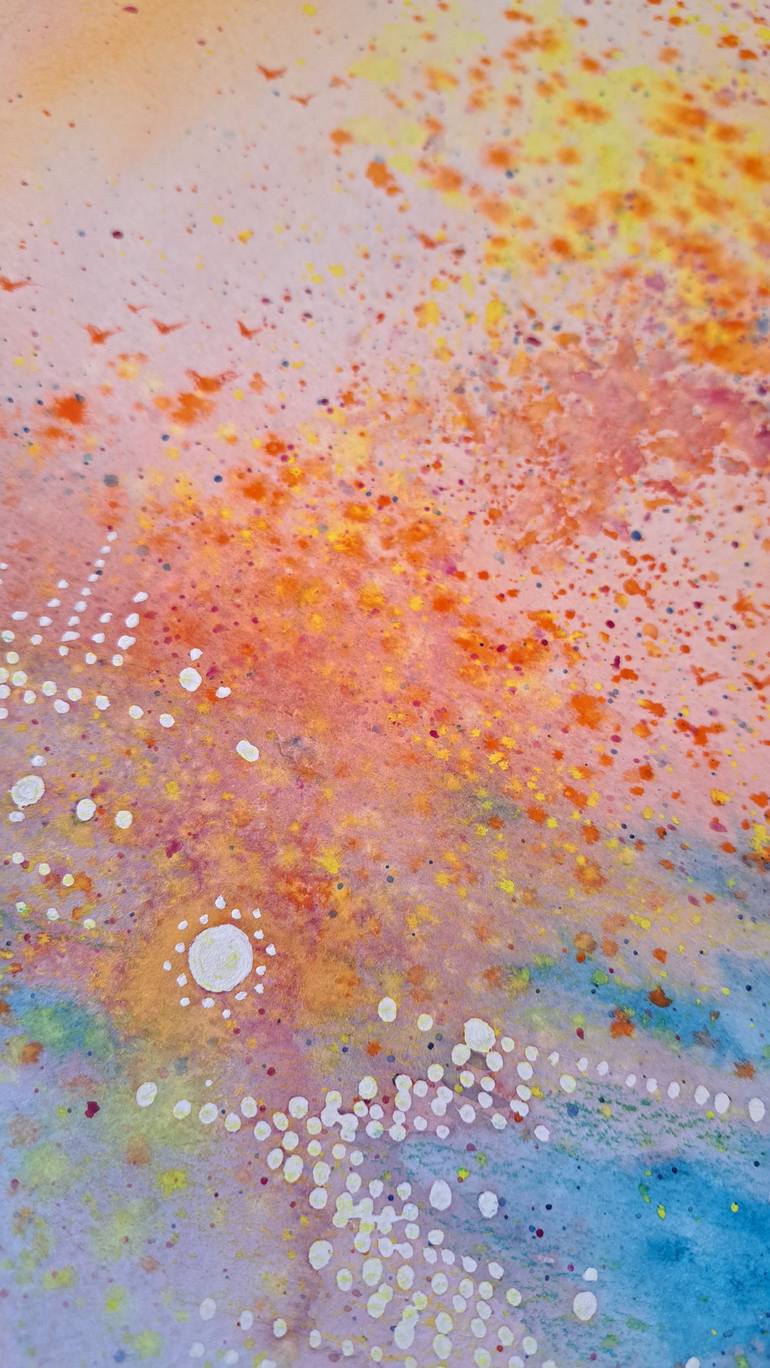 Condensed Space: Warm sky Painting by Starista Jacobsen | Saatchi Art
