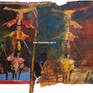 John Galliano- The gypsy acrobats- Unique edition Painting by Massimo ...