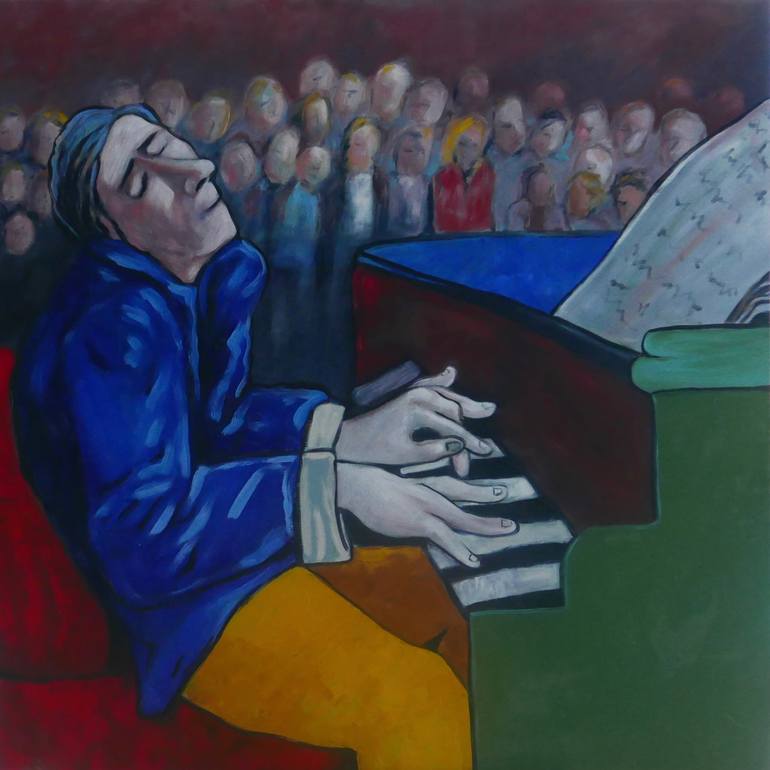 The Concert Pianist Painting by Suthamma Byrne | Saatchi Art