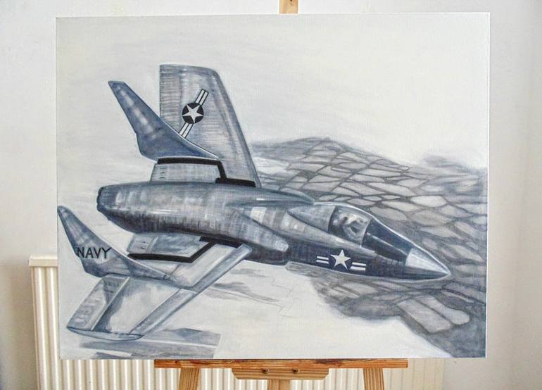 F7U-3 Painting by KRISS W | Saatchi Art