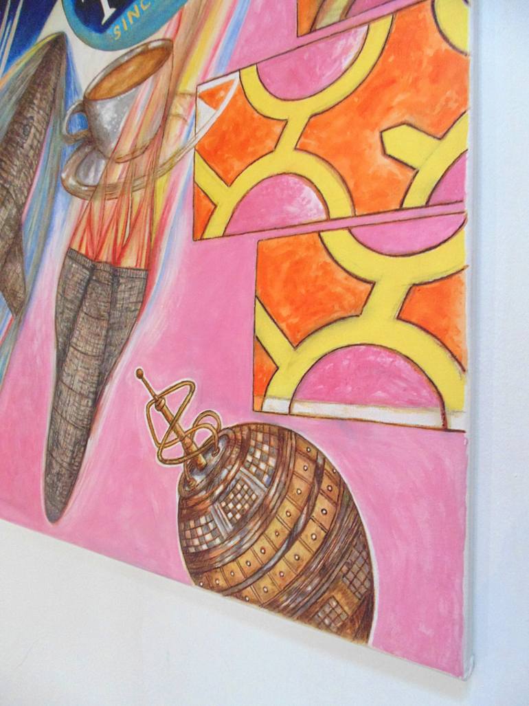 Telstar tetley Painting by KRISS W | Saatchi Art