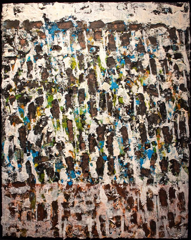 Gauge #2 - Sea Wall Painting by Stephen Washington | Saatchi Art