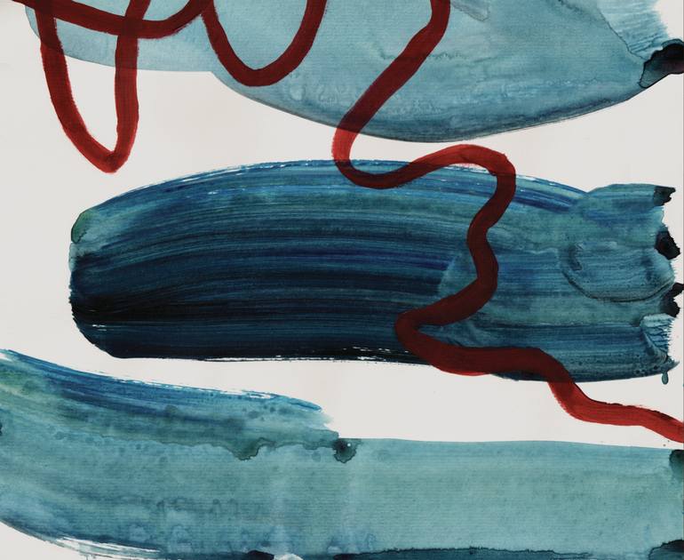 Loose Ends 2 Painting by Lily Bonnes | Saatchi Art