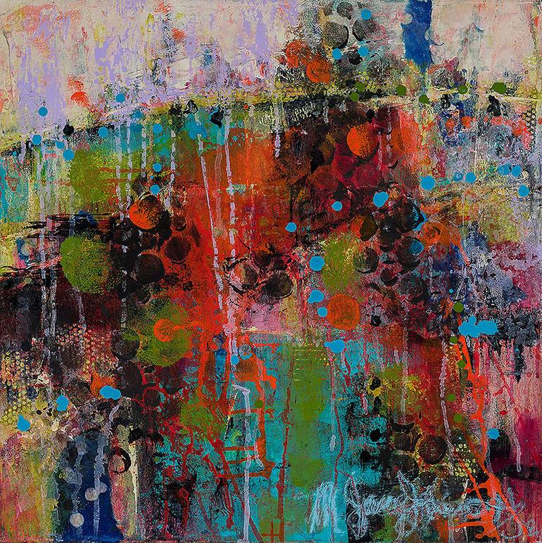 Hills & Lakes Painting by Jane Johnson | Saatchi Art