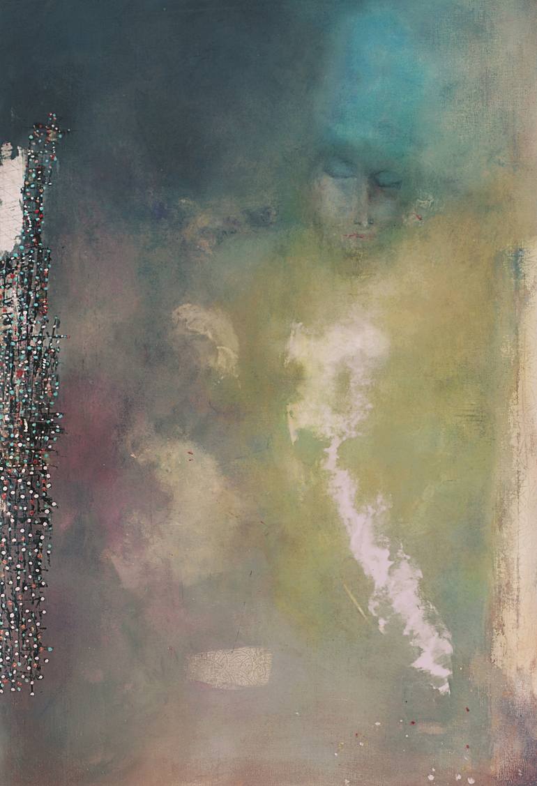 The Lampstand Painting by johnny johnston | Saatchi Art