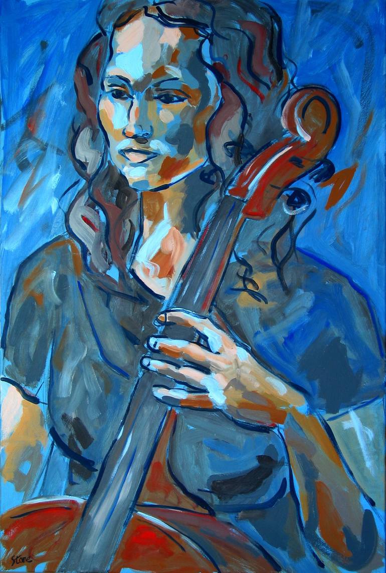 in the sllent breath Painting by Jonathan Stone | Saatchi Art