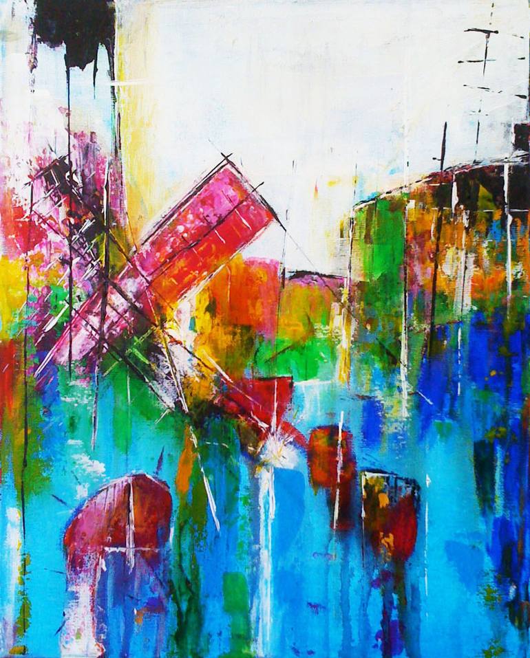 Impact Painting by Iva Ivanova | Saatchi Art