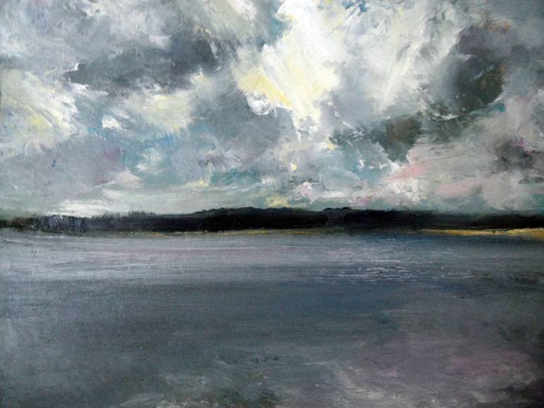 The lake 3 /Sold Painting by Anastasiya Timchenko | Saatchi Art