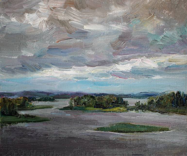 Before the rain Painting by Anastasiya Timchenko | Saatchi Art