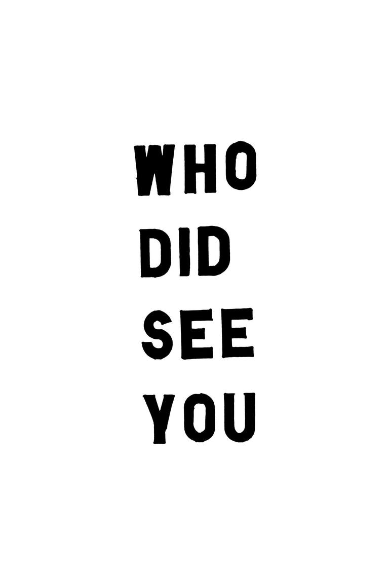 Who did see you. Drawing by Uriel Romero | Saatchi Art