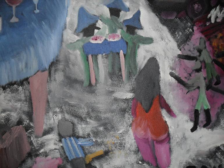 normal in a normal nightmare Painting by Luiz Zanotti | Saatchi Art