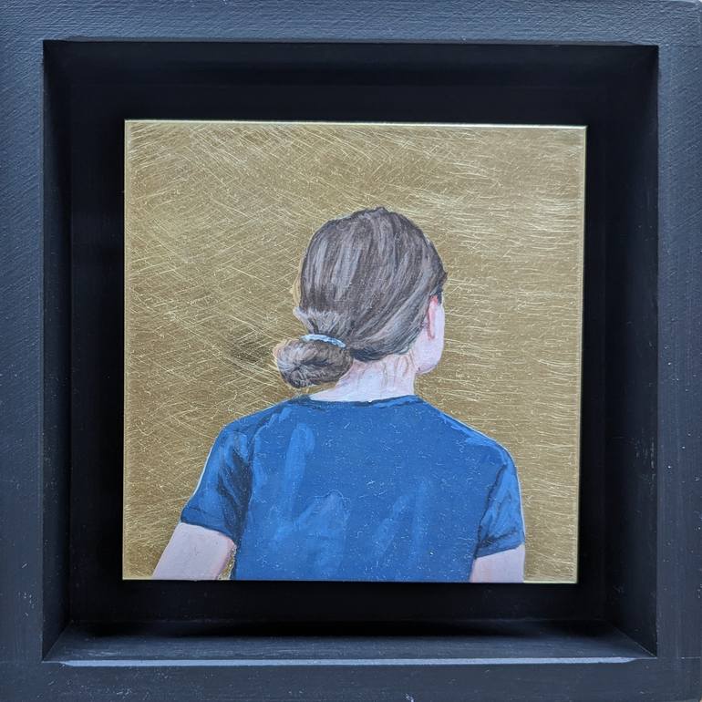 Goldener Moment XCIV - golden Moment XCIV Painting by Karoline Kroiß ...