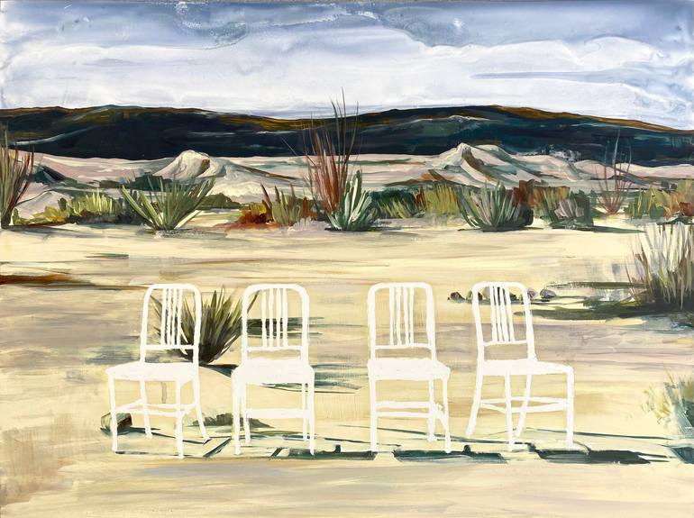 Four Chairs Painting by Meredith O'Neal | Saatchi Art