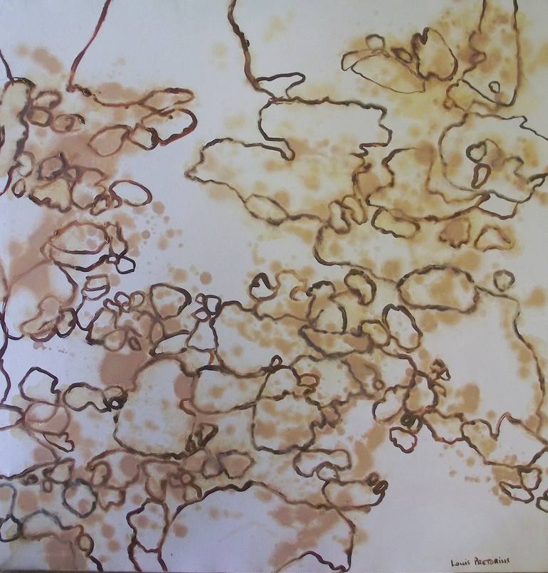 Sand Stone Images Painting by Louis Pretorius | Saatchi Art