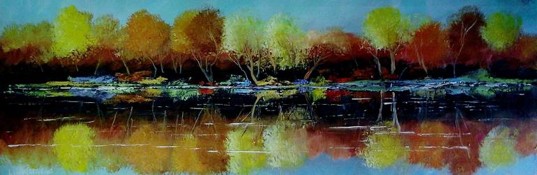 Study with Trees (1)series Painting by Louis Pretorius | Saatchi Art