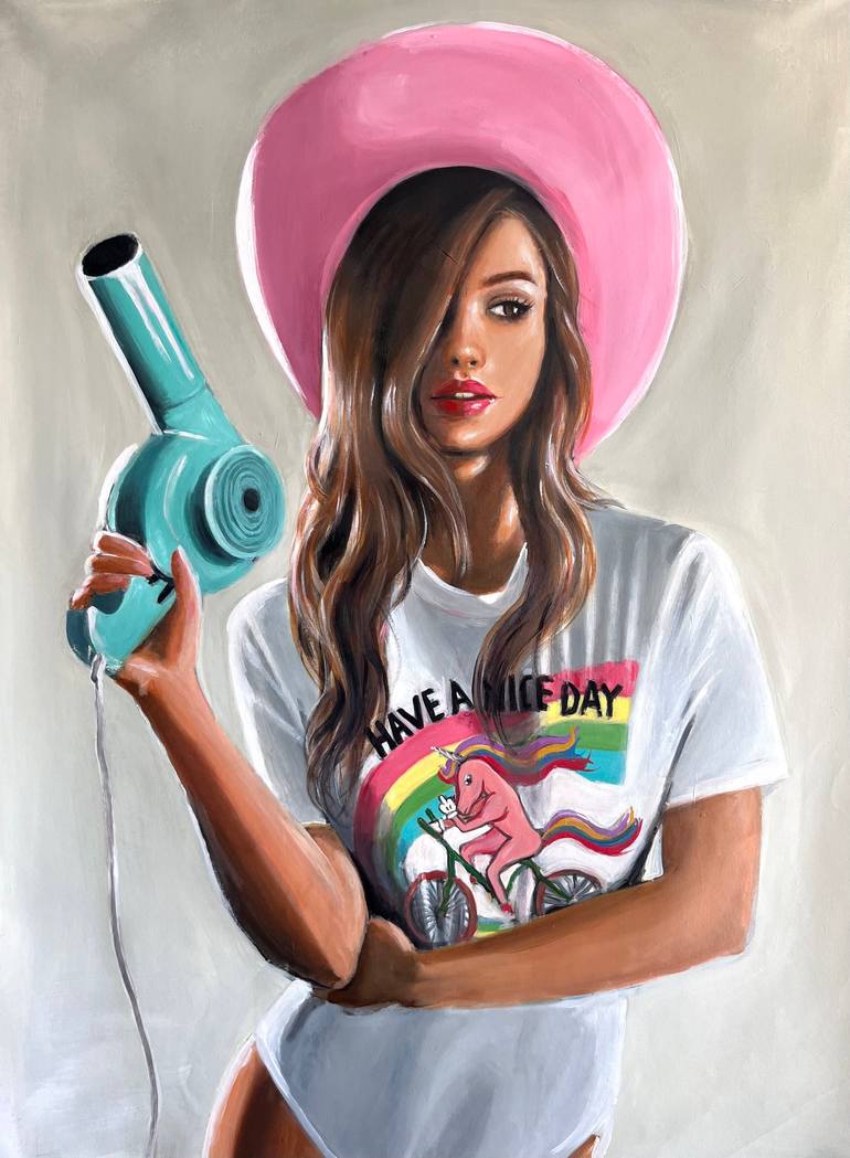 Good vibes Painting by Maria Folger | Saatchi Art