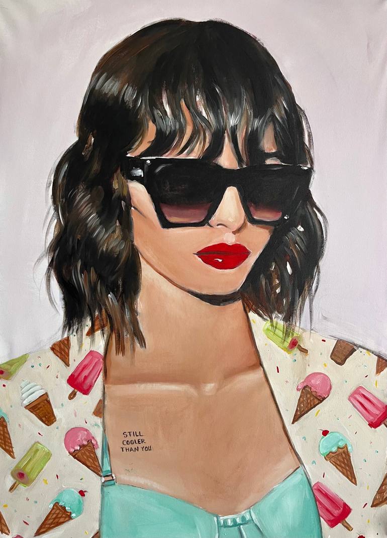 Still Cooler than you Painting by Maria Folger | Saatchi Art