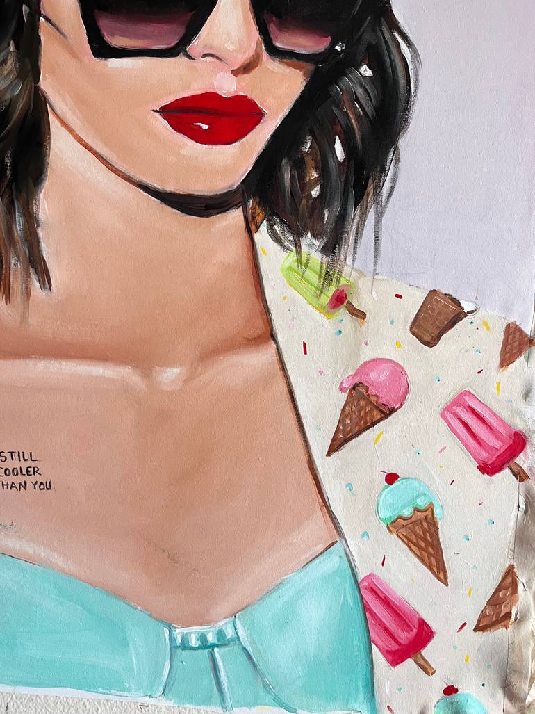 Still Cooler than you Painting by Maria Folger | Saatchi Art