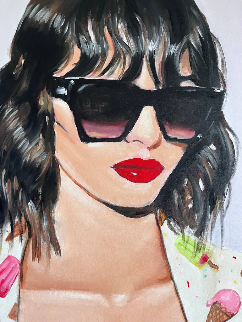 Still Cooler than you Painting by Maria Folger | Saatchi Art