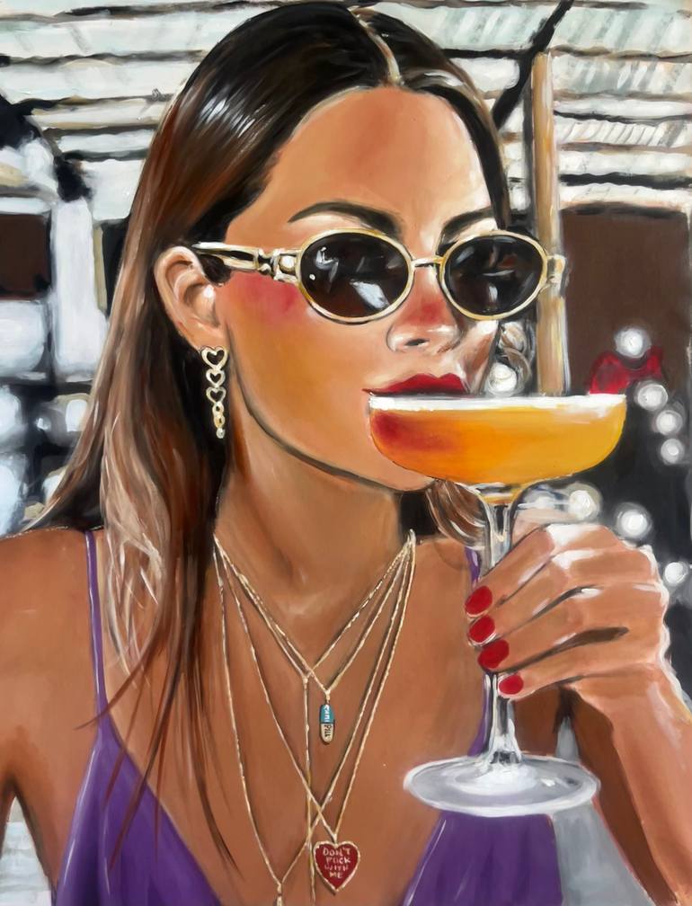 Chill pill Painting by Maria Folger | Saatchi Art