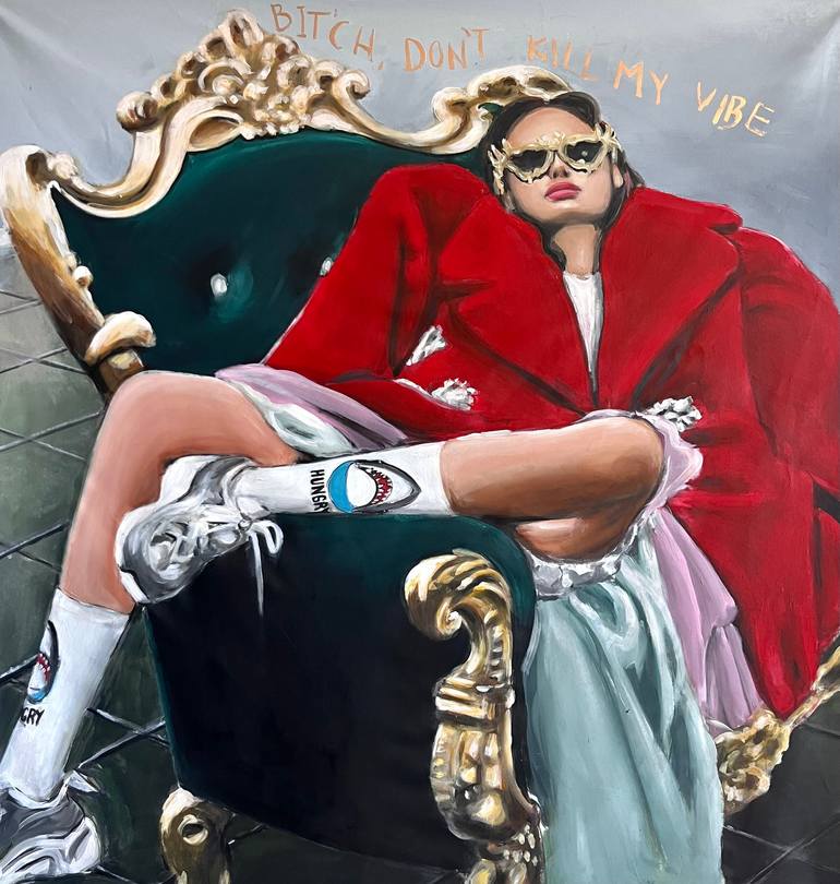 Hungry Painting by Maria Folger | Saatchi Art