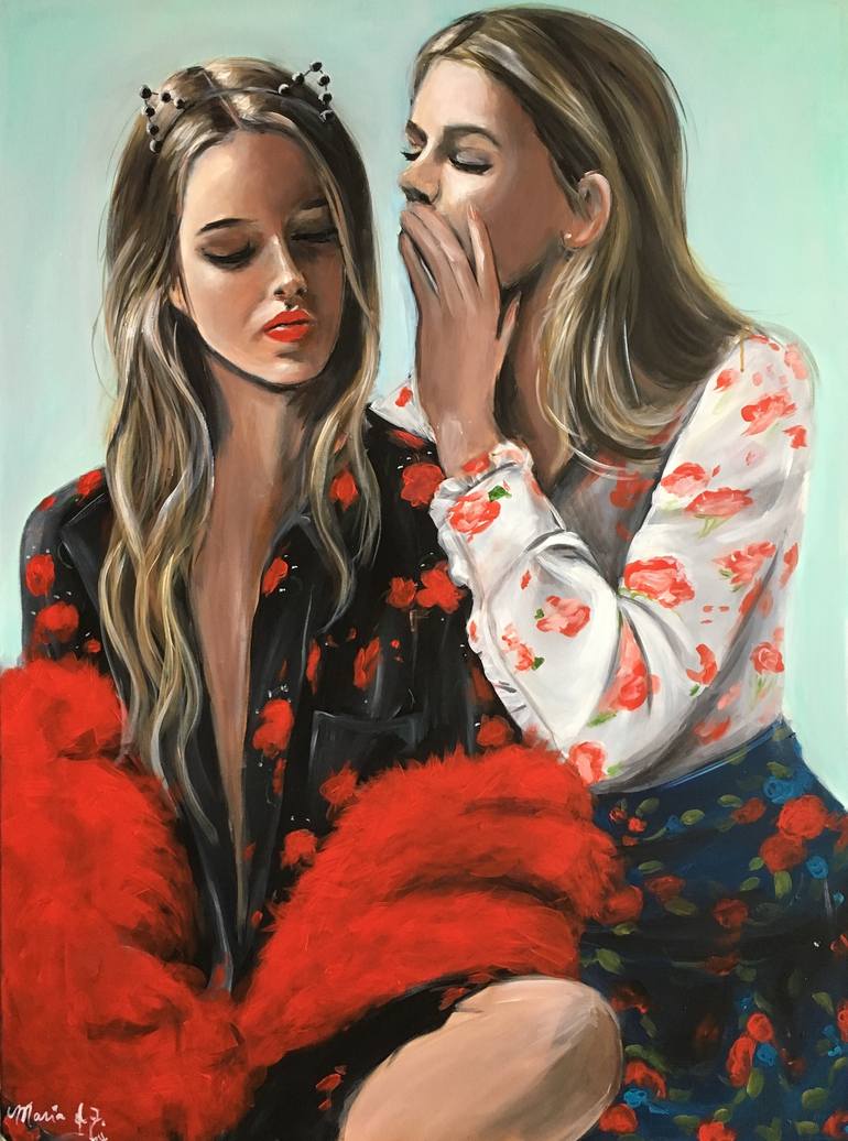 Secret Painting by Maria Folger | Saatchi Art