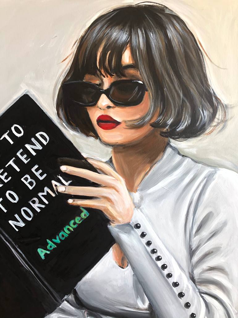 “Normal “ Painting by Maria Folger | Saatchi Art