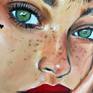 The eye Painting by Maria Folger | Saatchi Art