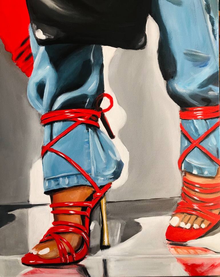 Friends Painting by Maria Folger | Saatchi Art
