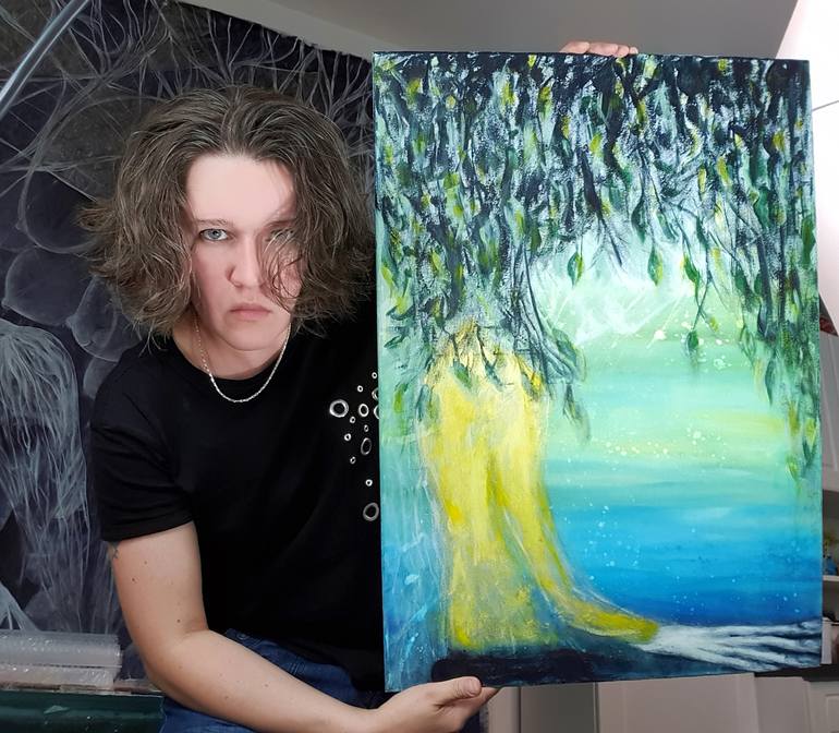 PIANIST - MARACHOWSKA ART Painting by Maria Marachowska | Saatchi Art
