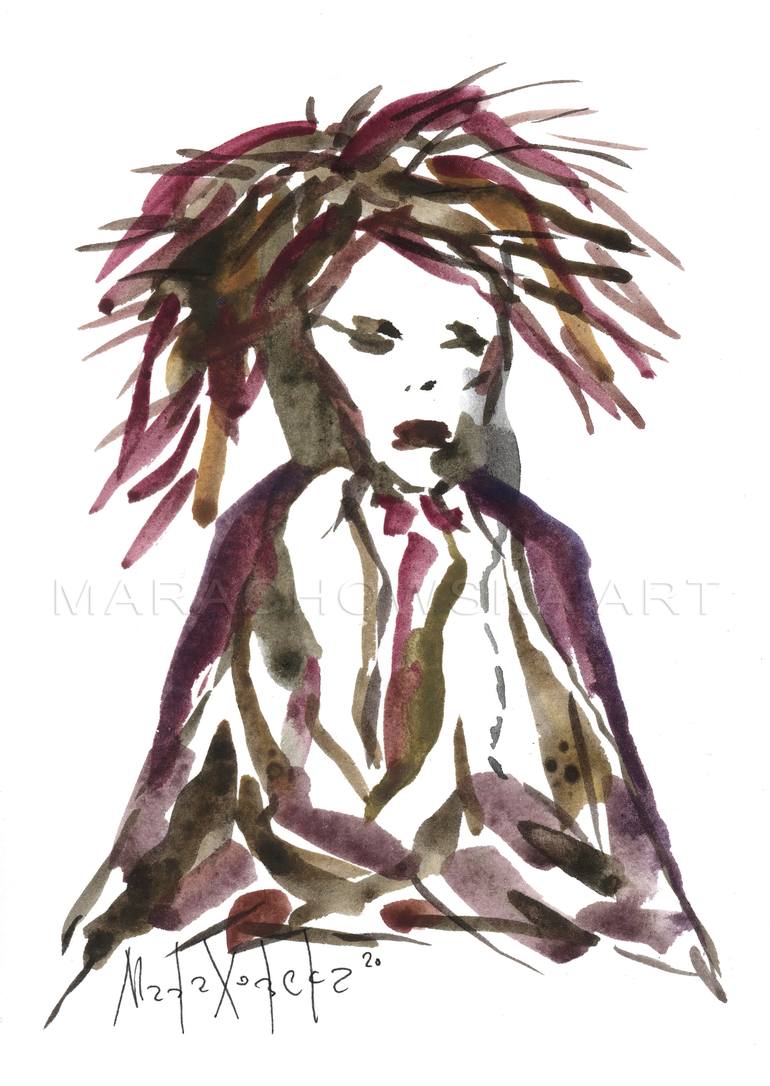 MUSICIAN - MARACHOWSKA ART Painting by Maria Marachowska | Saatchi Art