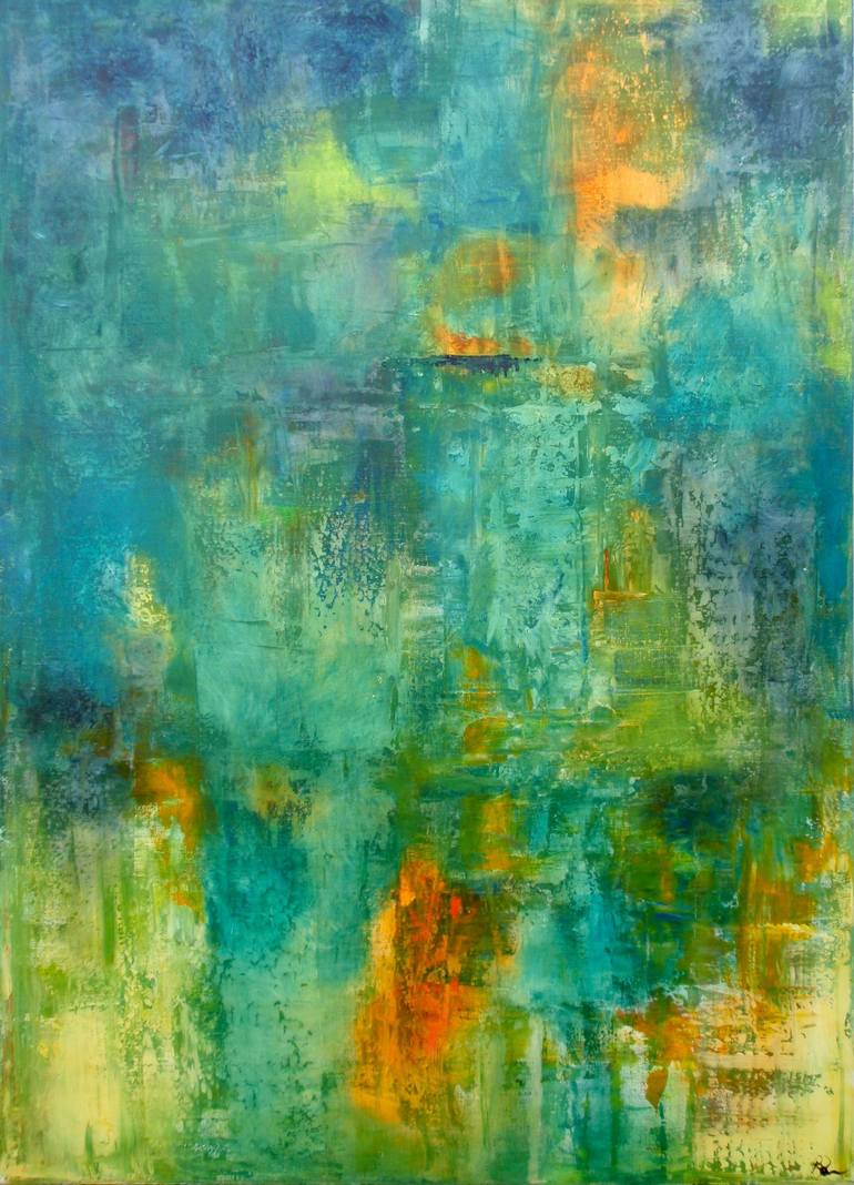 deep under - SOLD Painting by Barbara Pitcher | Saatchi Art