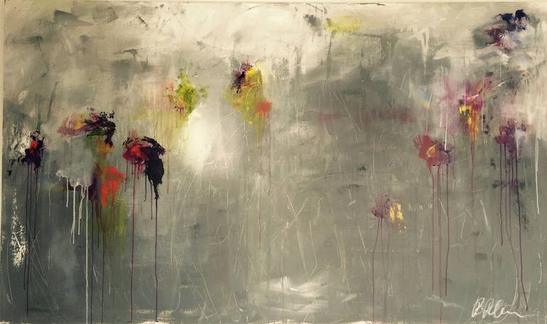 spring snow melting Painting by Barbara Pitcher | Saatchi Art