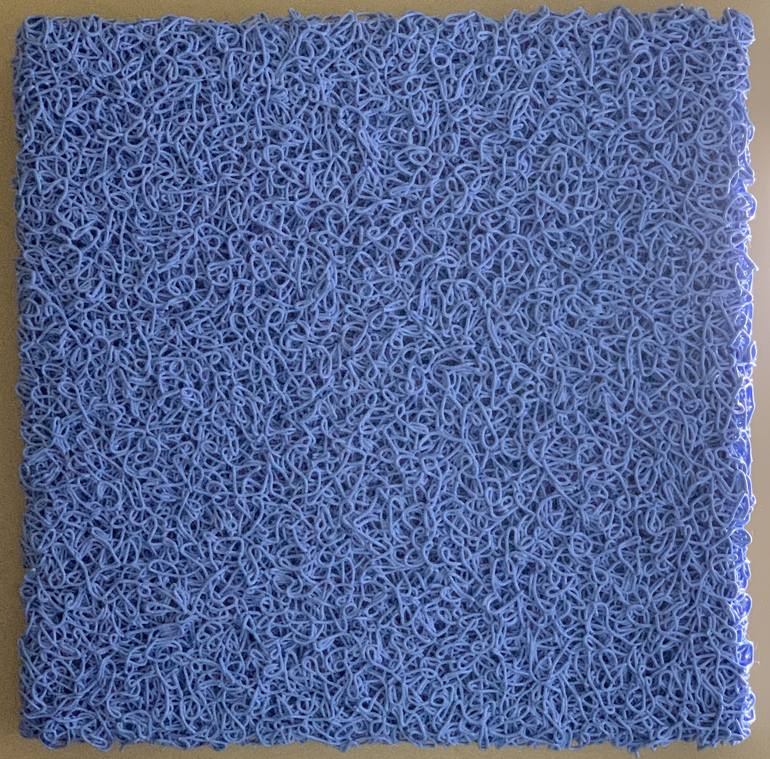 Light Blue Violet Sample Painting by Jessica Webster | Saatchi Art