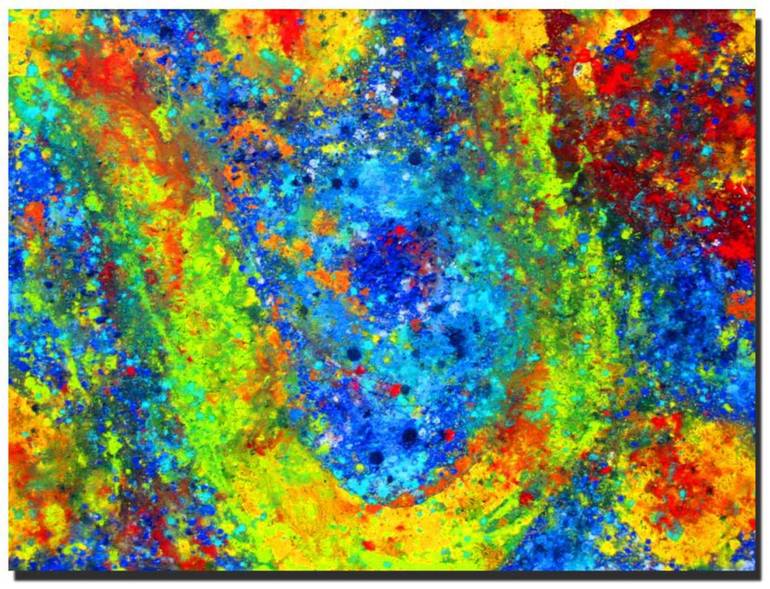 Coloured Curve Painting by Piet Van Muenster | Saatchi Art