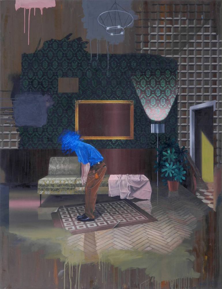 black hole in one Painting by Hermann Reimer | Saatchi Art