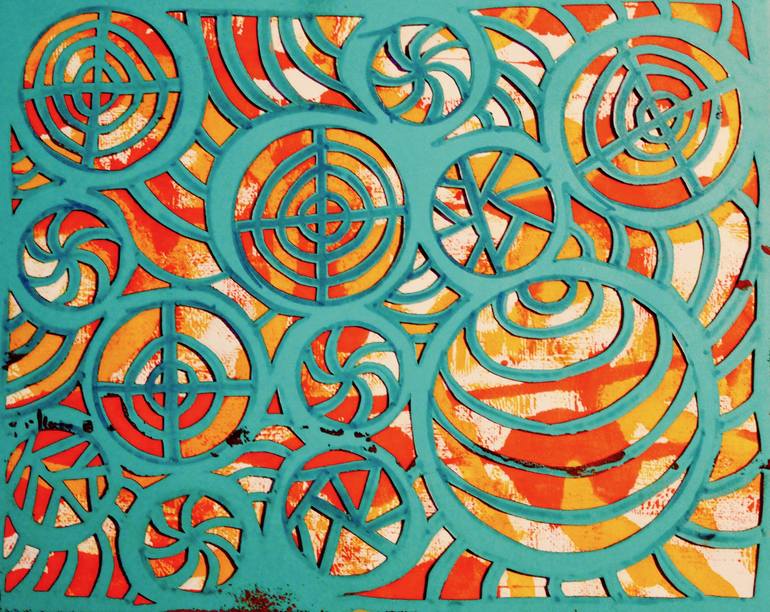 Circular Motions Painting by Adam Lindahl | Saatchi Art