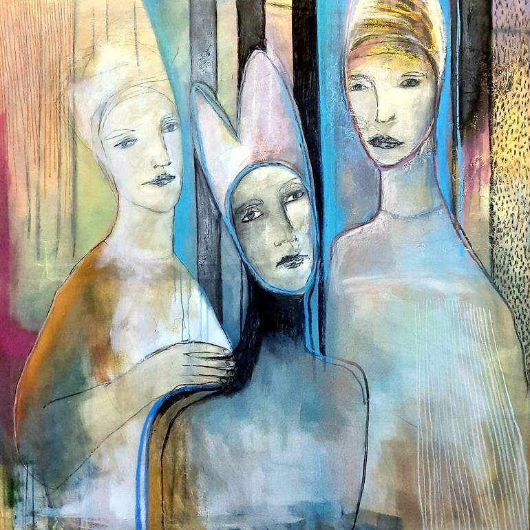 On the Edge of the Labyrinth Painting by Ruby Lewis | Saatchi Art